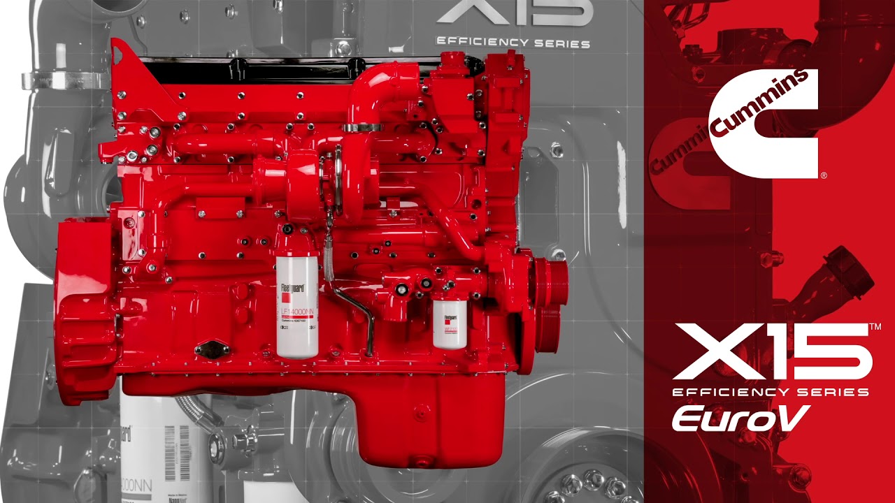 Motor Cummins X15 - YouTube
