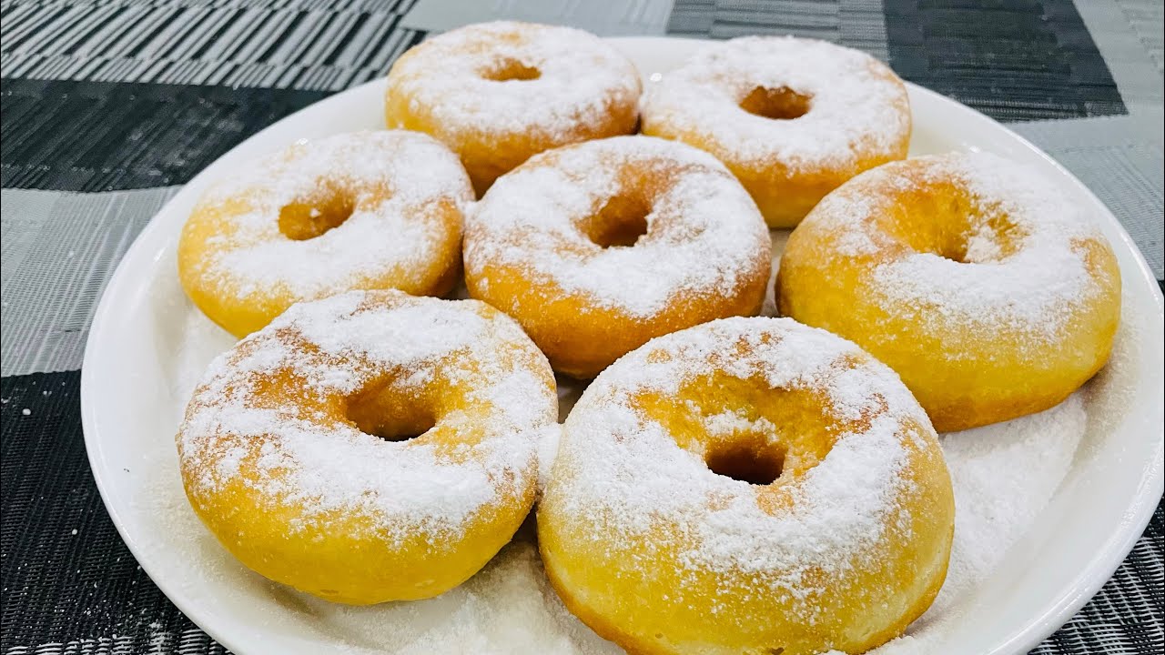 SOFT DONUT|SUGAR DONUTS |How to make a soft & perfect shape donut ...