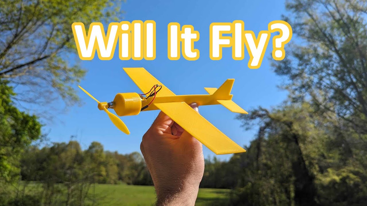 Can a 3D Printed Airplane Fly? - YouTube
