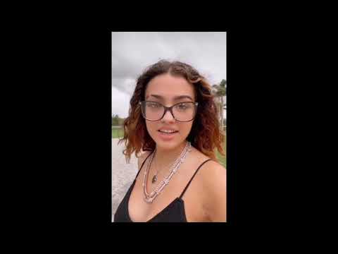 Malu Trevejo takes off her shirt and gets naked with her girlfriend on the bike at Instagram live