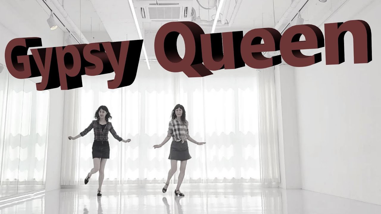 Gypsy Queen Linedance, Improver - YouTube