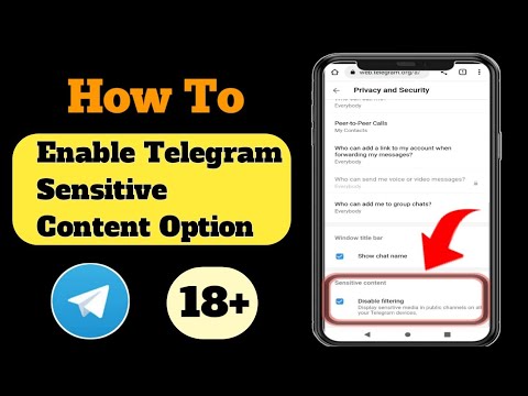 How To Enable Telegram Sensitive Content Option(Android /iOS)Solution ...