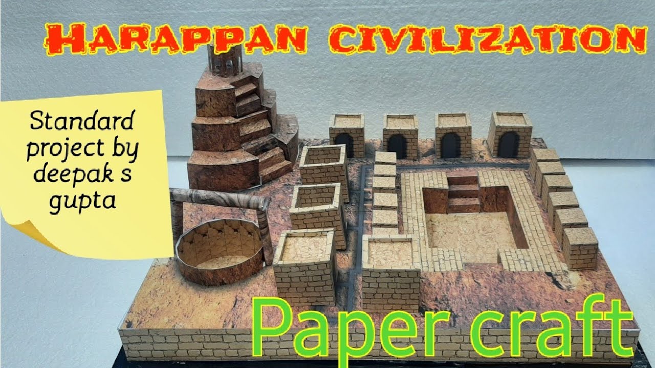 Harappan Civilization indus Valley Civilization Model schoolproject harappan-civilization-indus-valley-civilization-model-schoolproject