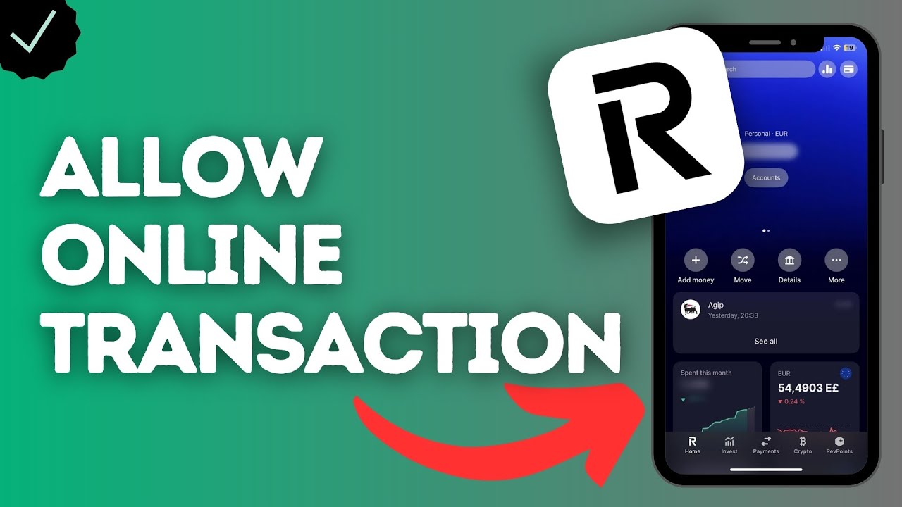 How to Allow Online Transactions for Revolut Debit Card? - YouTube