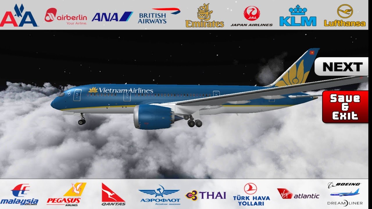 Boeing 787 - Game Flight 787 Advanced - Lái máy bay VN airline rất phê ...