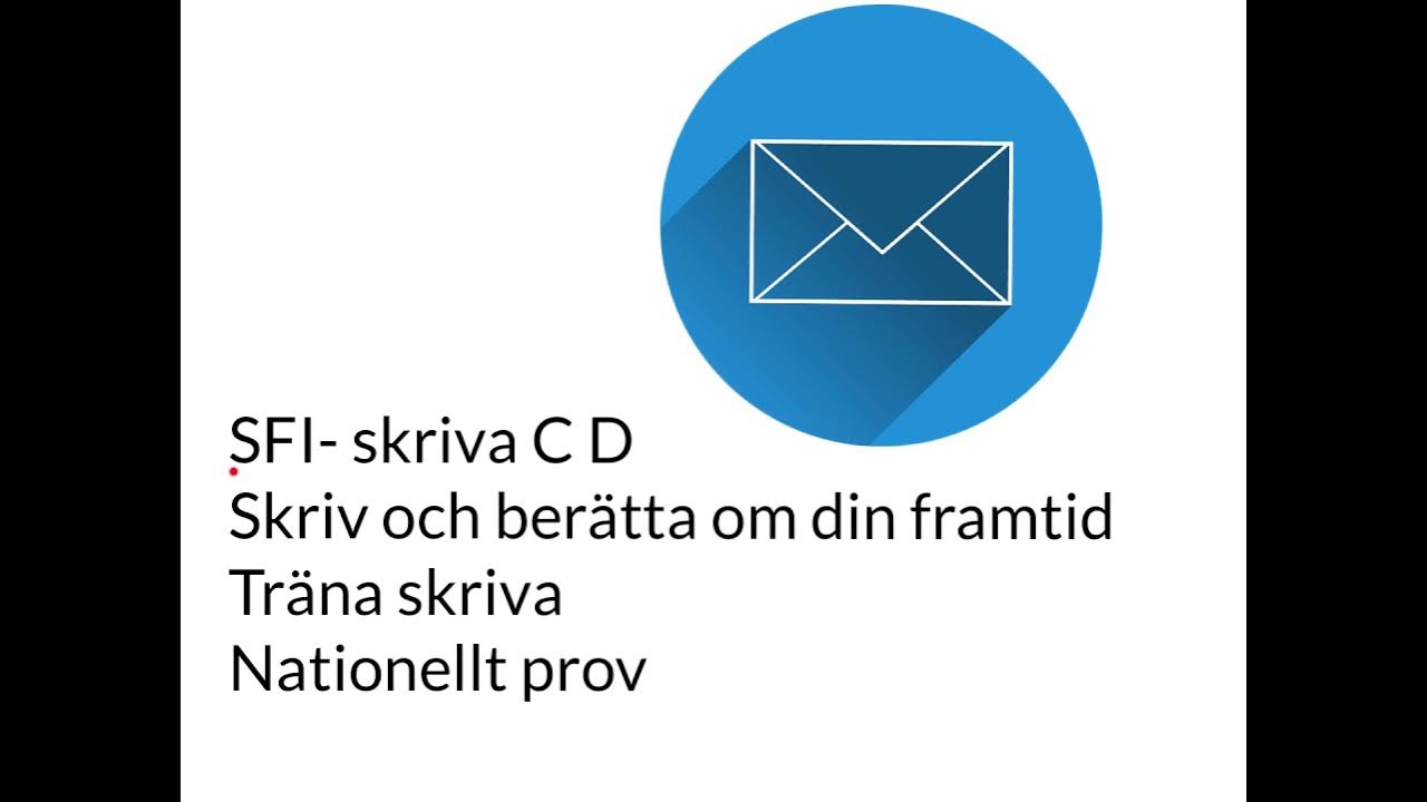Sfi Skriva C D Skriv Och Berätta Om Din Framtid Träna Skriva