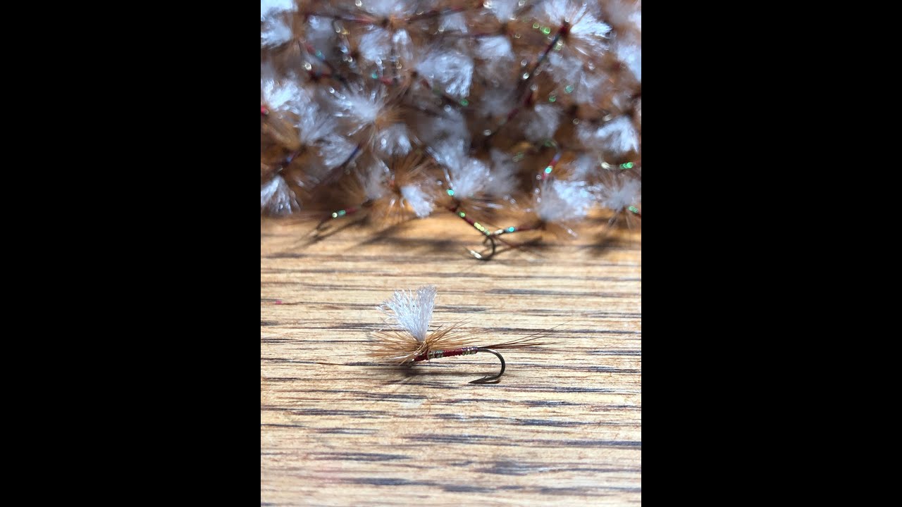 How to Tie The Parachute Patriot Dry Fly - YouTube