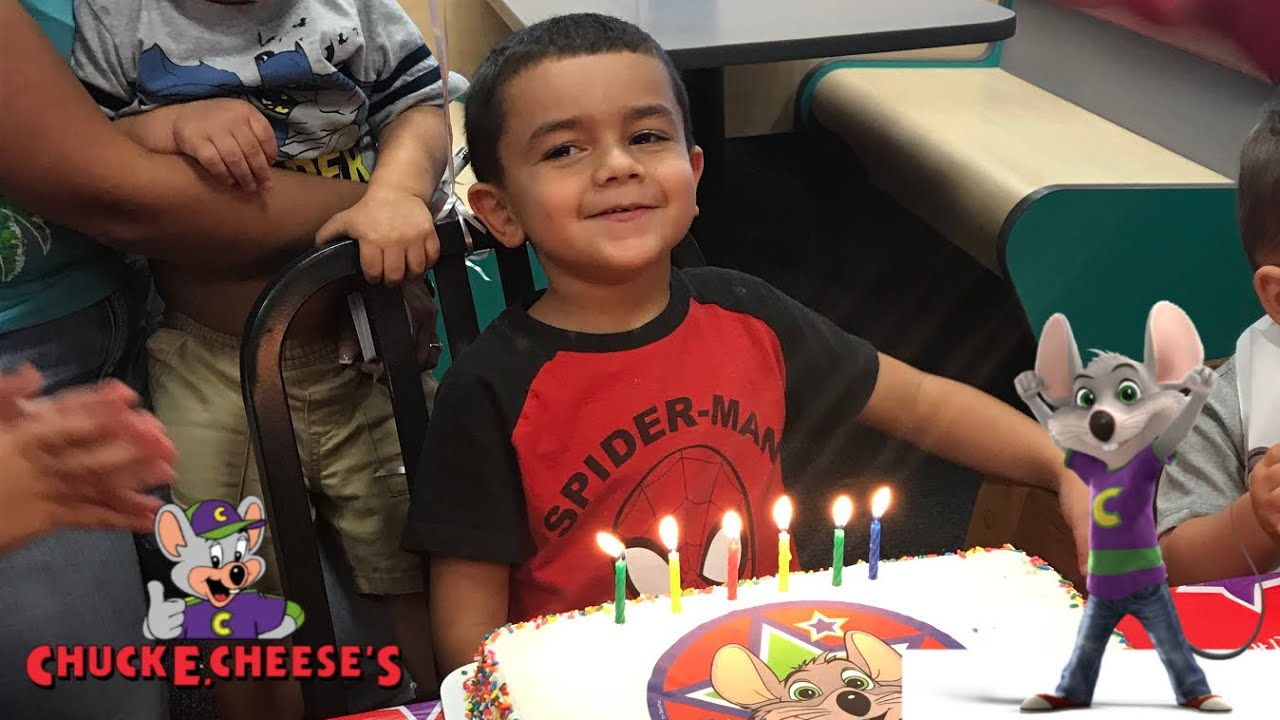 Ricky Ticky’s 6th Birthday at Chuck E. Cheese - YouTube