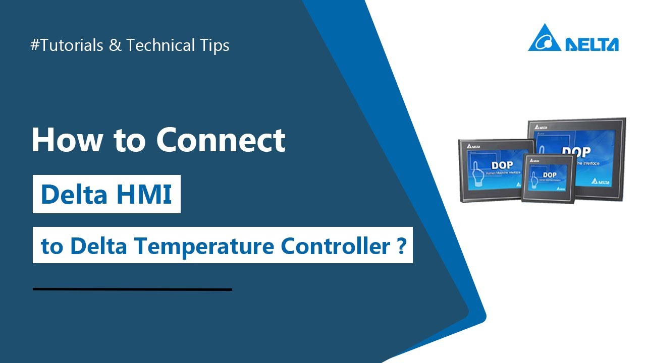 How to Connect Delta HMI to Delta Temperature Controller - YouTube