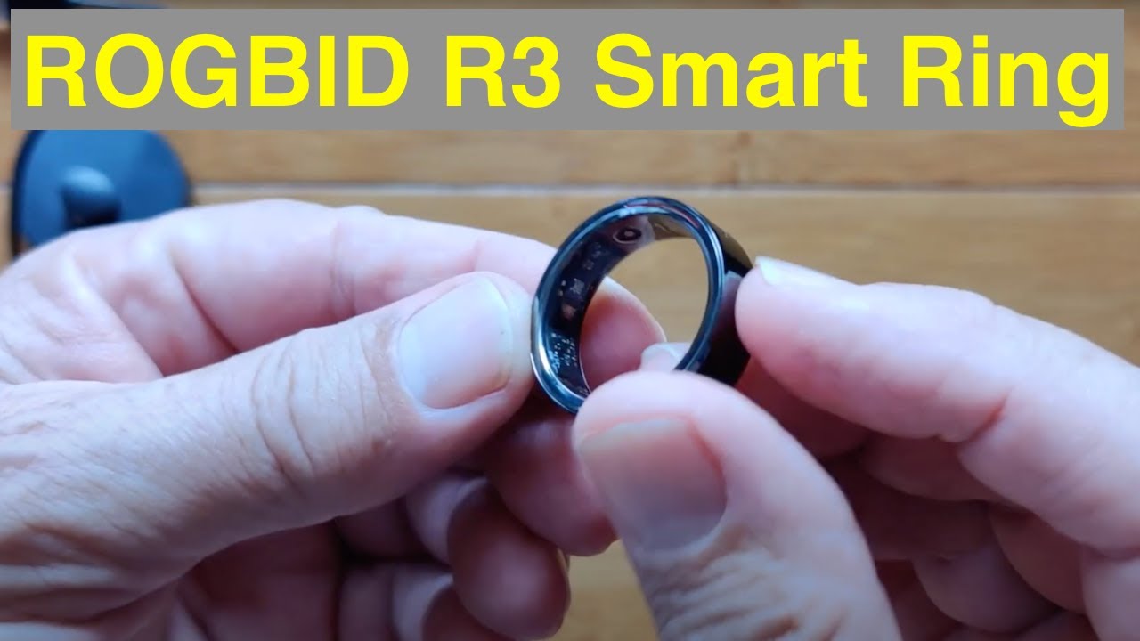 ROGBID R3 Smart Ring with Touch Control, Visual Alarm, Health and ...
