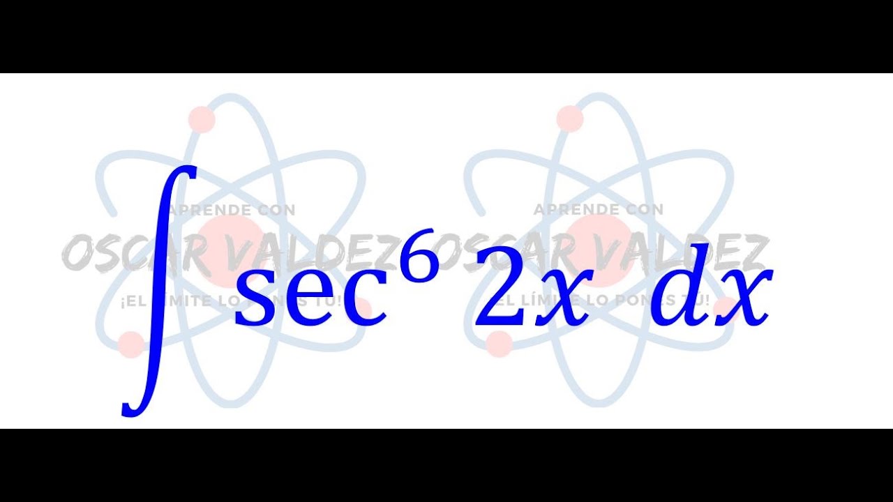 ¿Cómo calcular la integral de la secante sexta de 2x? - YouTube