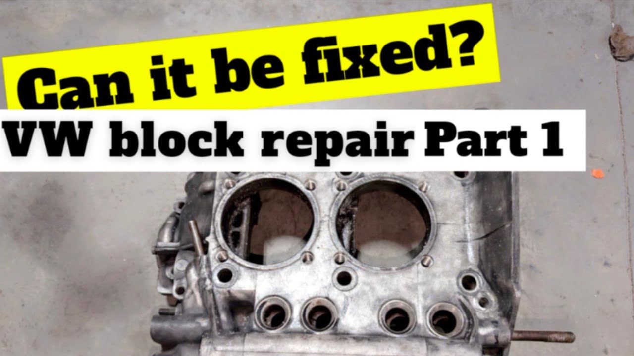 Head stud damage occurred but we can repair it! How to fix a VW air ...