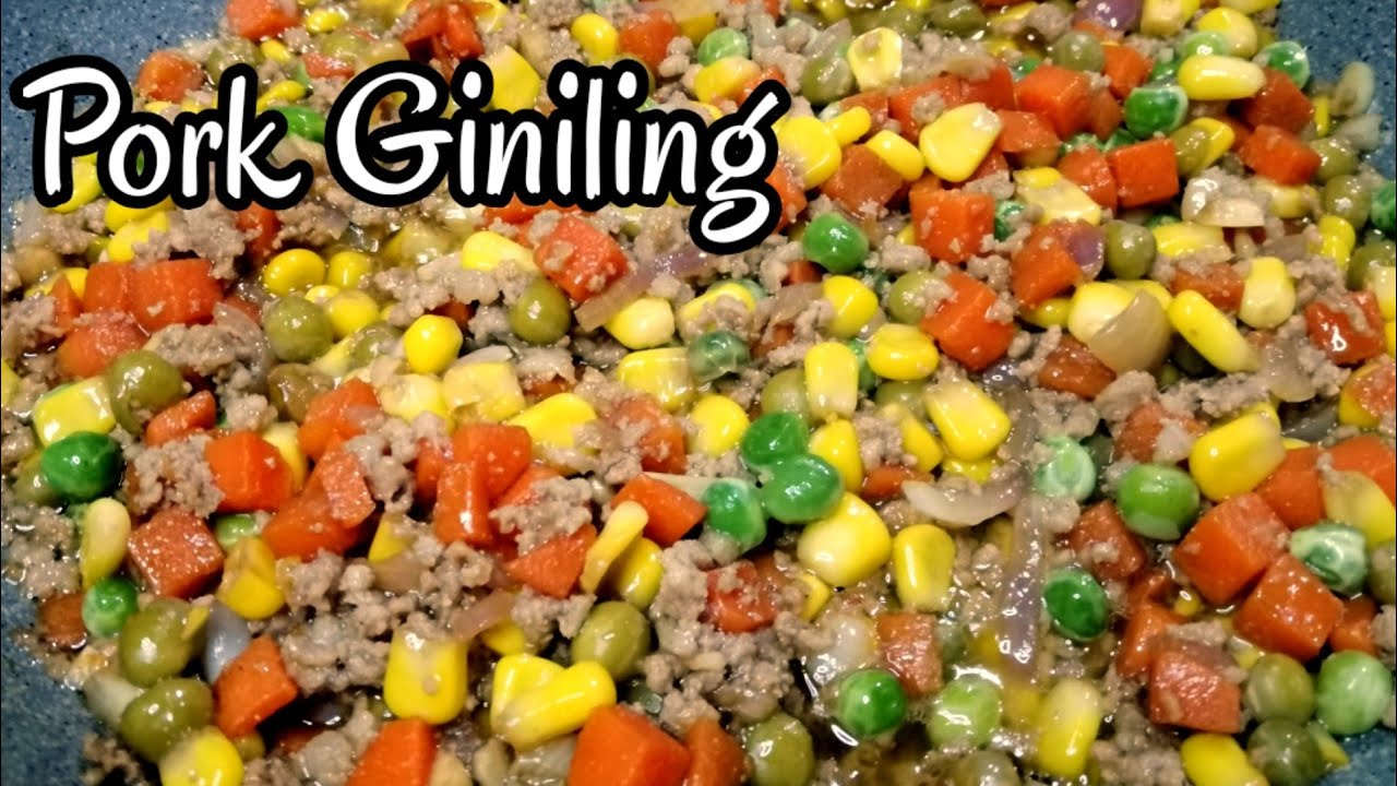 How to make Pork Giniling with Veggies Recipe so Tasty | MOMZ CHE - YouTube