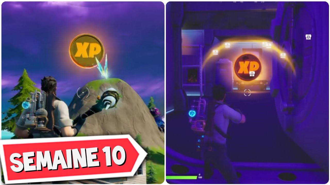 EMPLACEMENTS PIECES EN OR SEMAINE 10 / WEEK 10 GOLD COIN LOCATION - YouTube