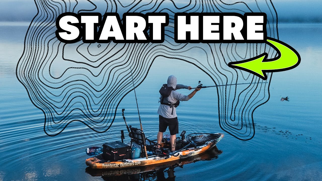How to Find Fishing Spots and Break-Down a New Lake - YouTube