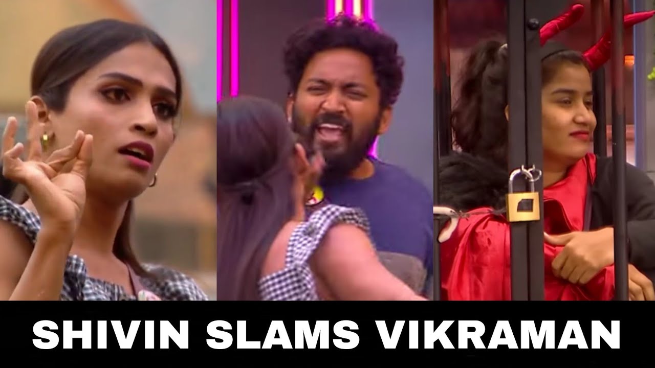 Shivin Slams Vikraman? Bigg Boss 6 Tamil Review - YouTube