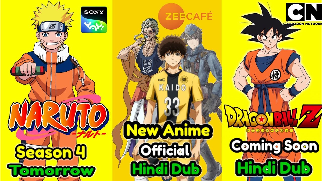 Dragon Ball Z Release Date ? New Anime Hindi Dub On Zee Cafe ! Naruto ...