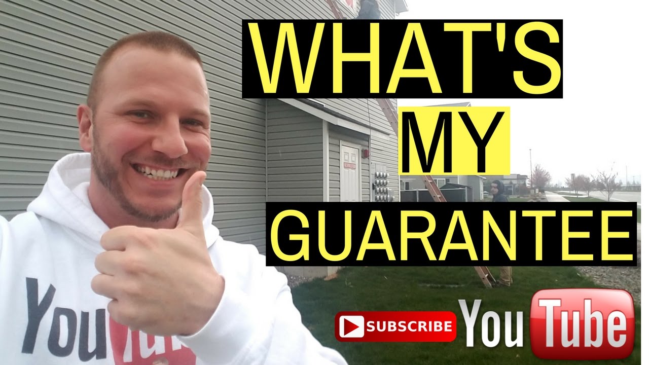 What's my guarantee? 4/24/17 - YouTube