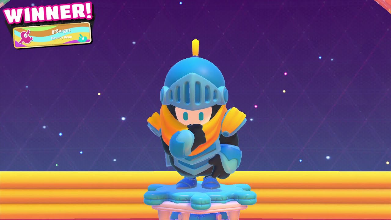 Fall Guys Ultimate Knockout Paladin Costume Gameplay - YouTube