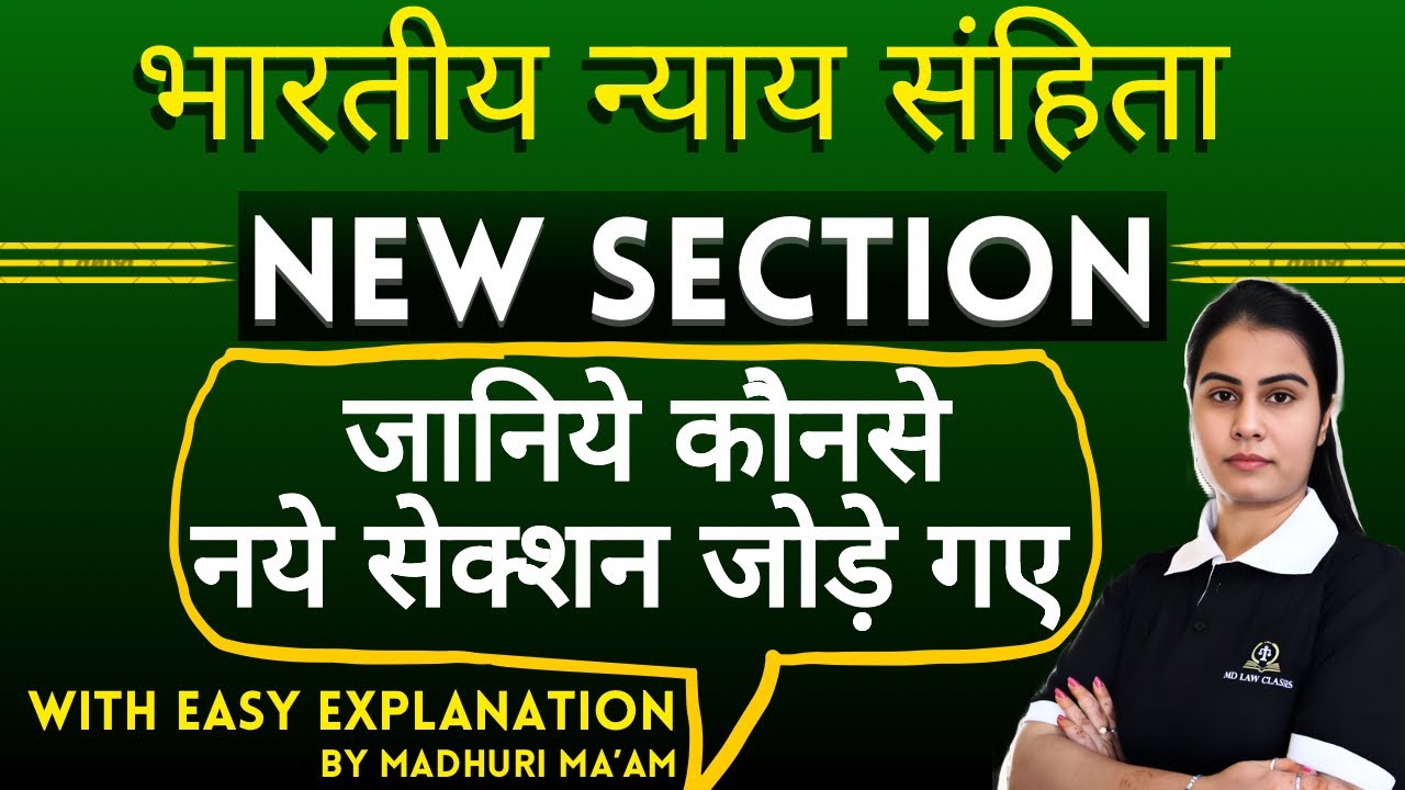 WHAT IS THE NEW SECTION OF BNS || BNS NEW SECTION ADDED - YouTube