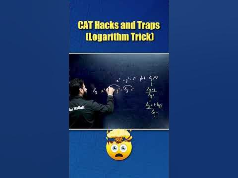 CAT Hacks and Traps 3 | Logarithm | CAT 2023 | Quant Tricks And Shortcuts | MBA Wallah - YouTube