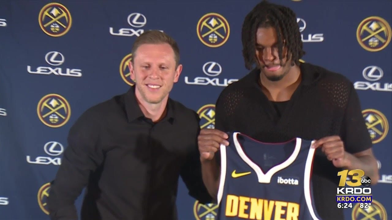 Nuggets introduce DaRon Holmes - YouTube