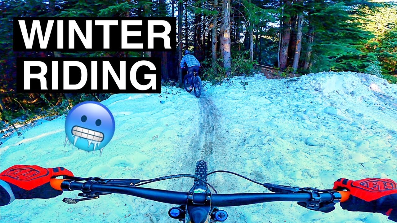 THESE TRAILS ARE MINT CONDITION for a WINTER RIDE - YouTube