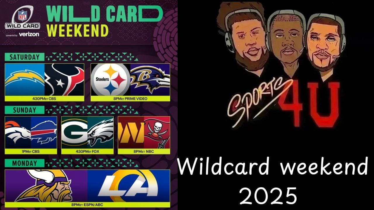 Sports4U Ep. 353 Sports4U wild card weekend 2025 - YouTube