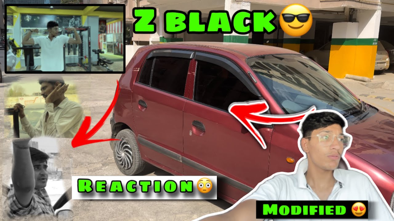 😍 SANTRO MODIFIED 🔥|| Full z black 😰 || Police REACTION kyaa hogaa ? 😱 ...