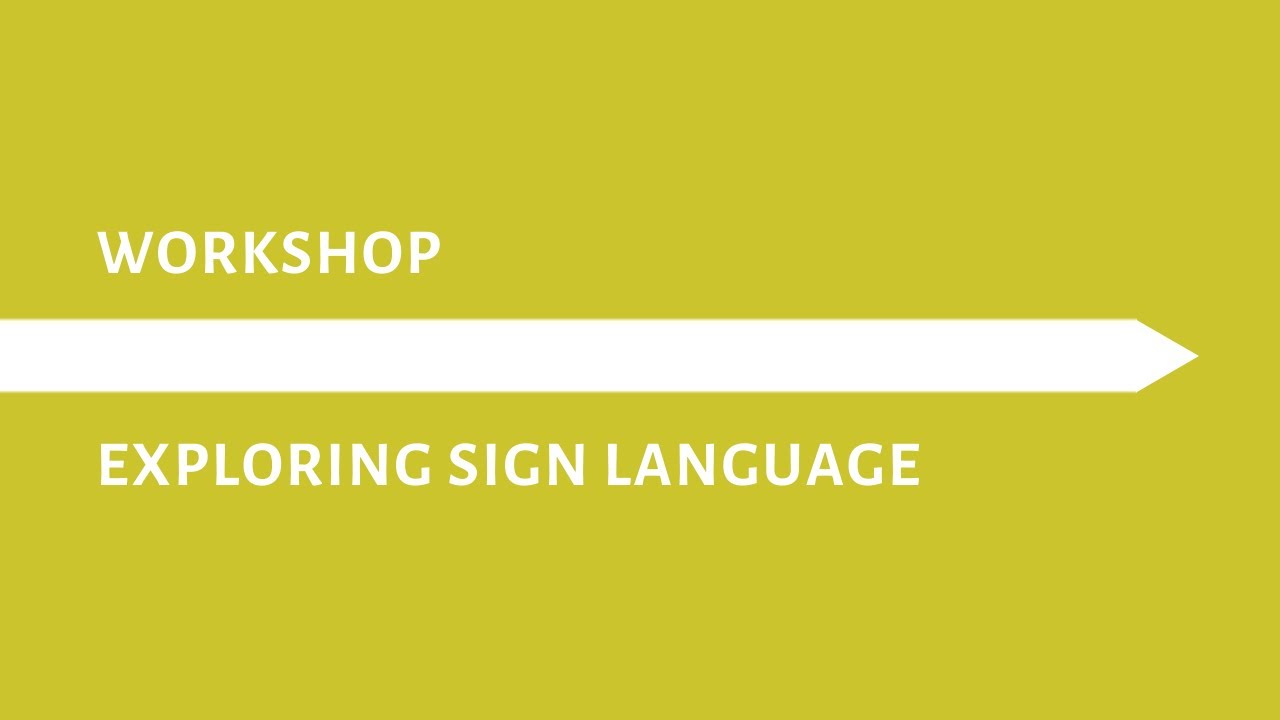 Exploring Sign Language - YouTube
