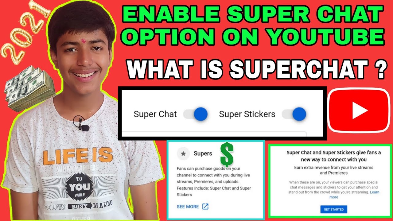 How to enable super chat on youtube, How to get superchat on youtube ...