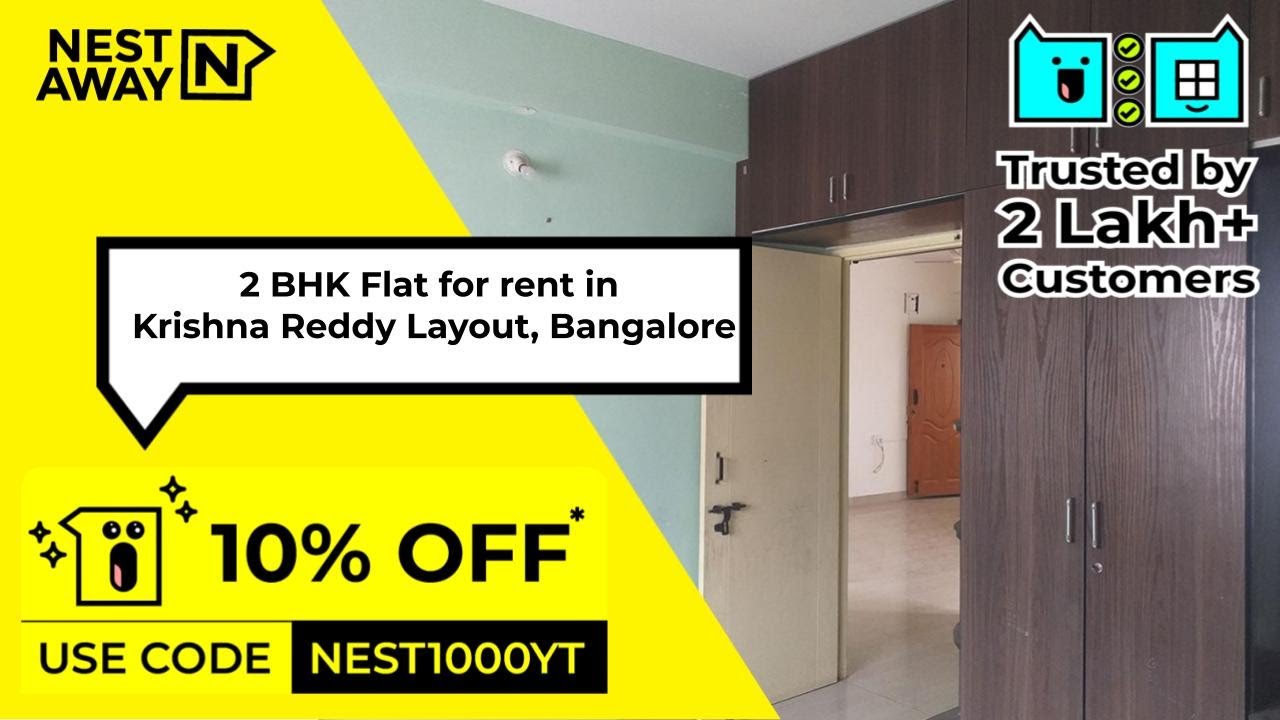2 BHK Flat for rent in Bangalore | Krishna Reddy Layout | Family | No ...
