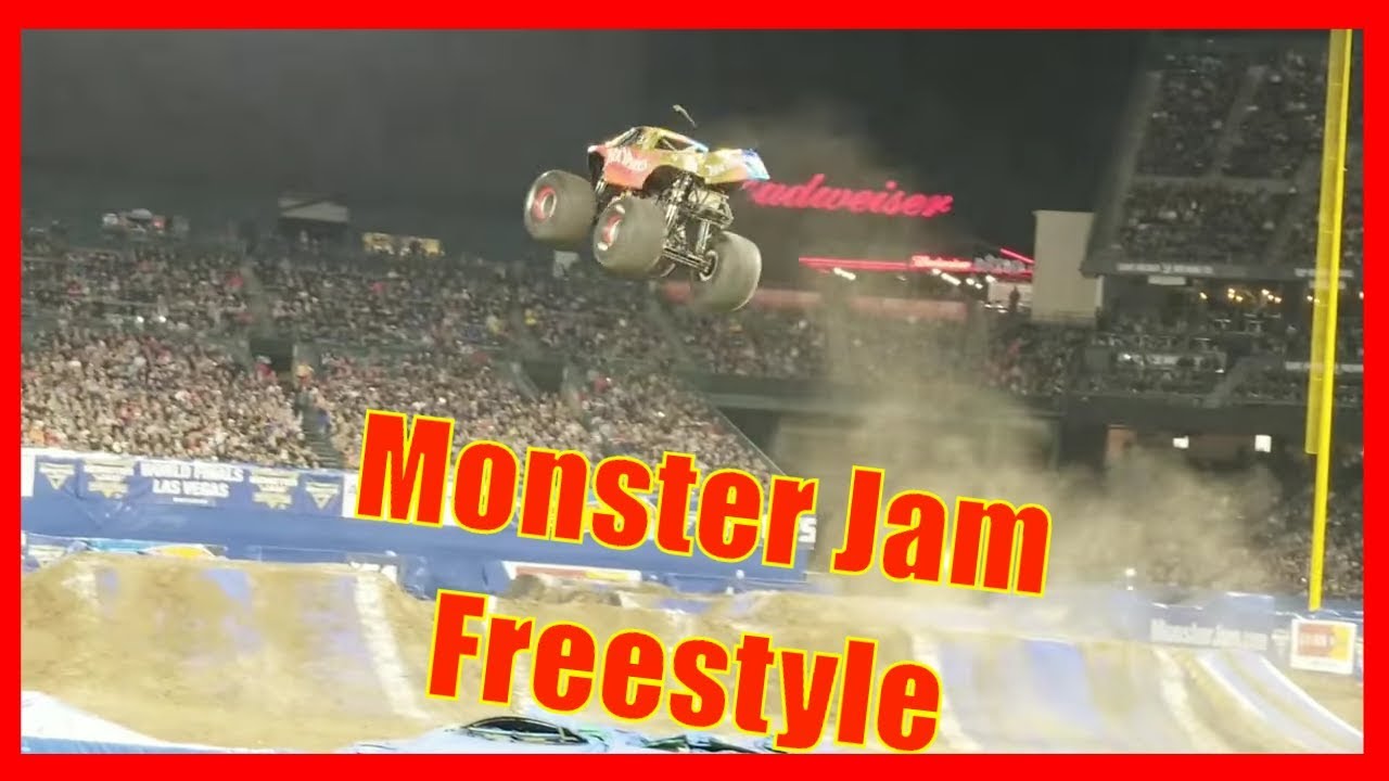 Monster Jam Anaheim 2018 Freestyle Competion - YouTube