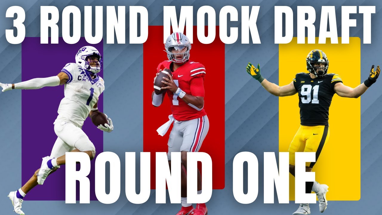 Three Round NFL Mock Draft with Trades | First Round | 2023 NFL Draft ...