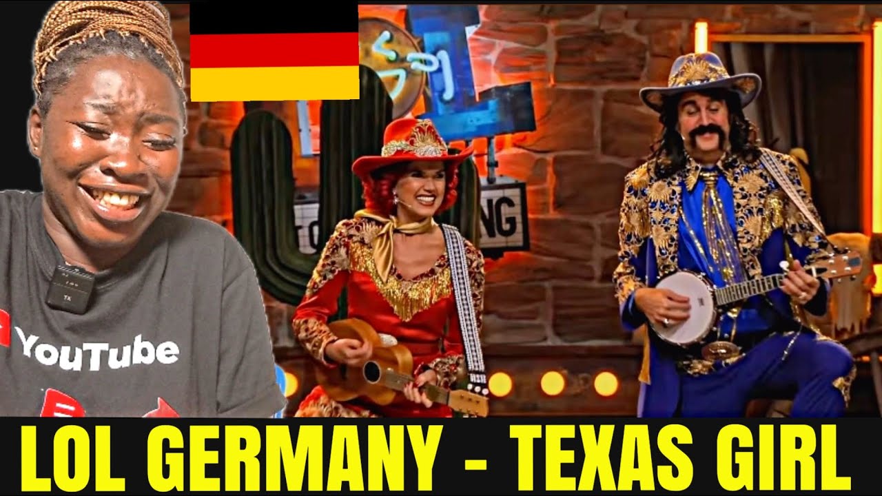 😂 German Comedy Performing American Country Music - Texas Girl Reaction ...