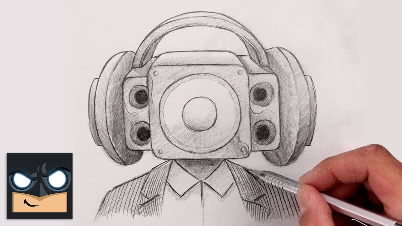How To Draw Speaker Woman | Skibidi Sketch Tutorial - YouTube