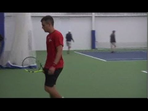 Two Teams Fighting For Boys State Tennis Title - YouTube