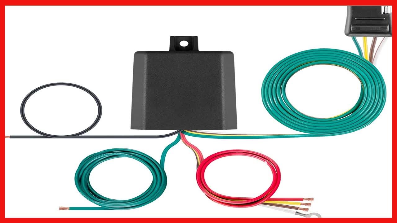 CURT 56236 Multi-Function Splice-in Tail Light Converter, 4-Pin Wiring ...