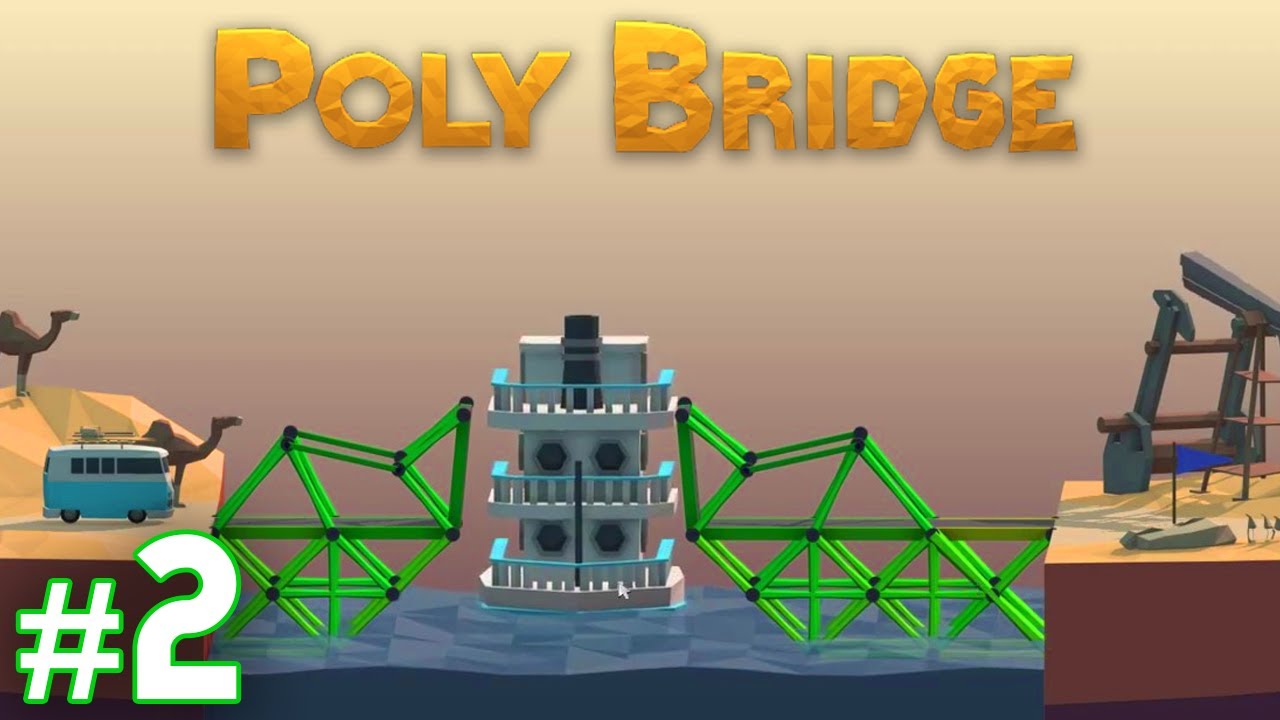 BUILDING MORE BRIDGES! (Poly Bridge Gameplay #2) - YouTube
