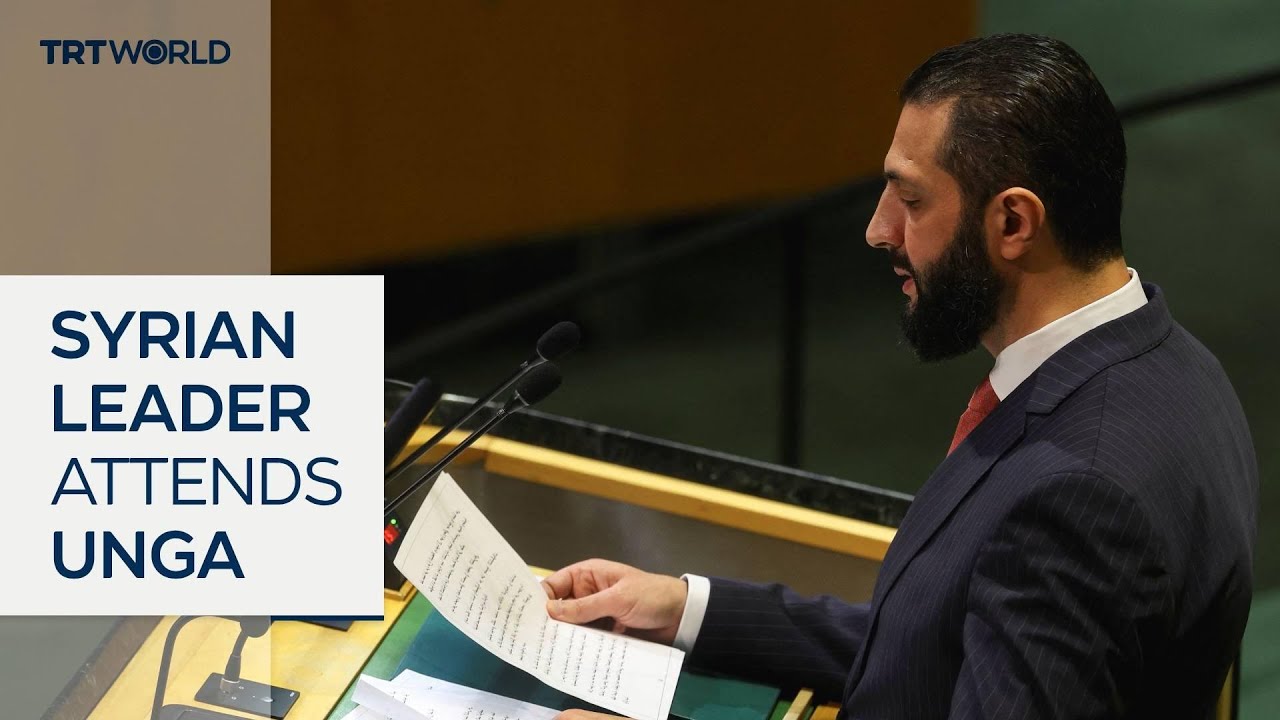 Alsharaa becomes first Syrian president to address UNGA in decades ...