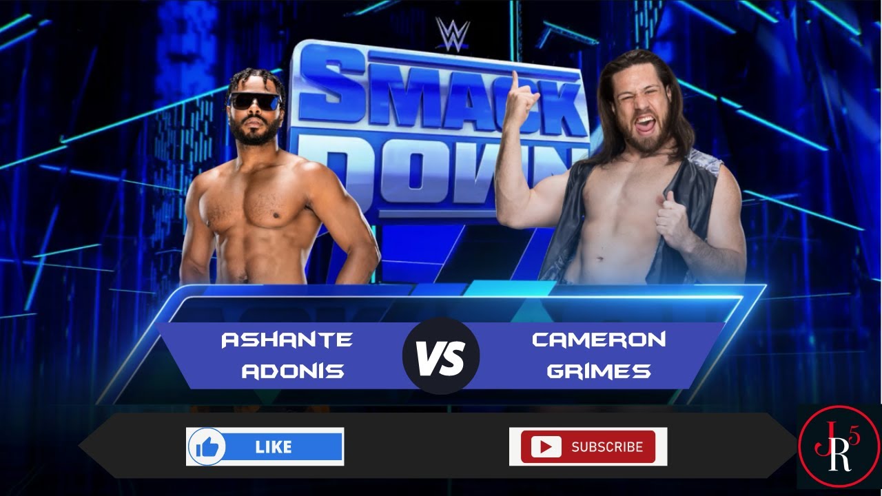 WWE SMACKDOWN Ashante Thee Adonis vs Cameron Grimes WWE2k23 Gameplay ...