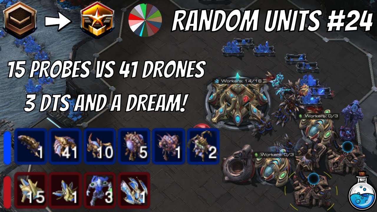 EVERYTHING IS UNPOWERED! Random Units to Grandmaster #24 | StarCraft 2 ...