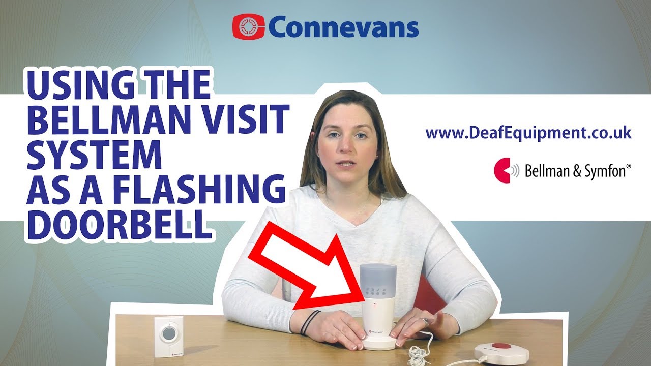 How to use the Bellman Visit System as a Flashing Doorbell - YouTube