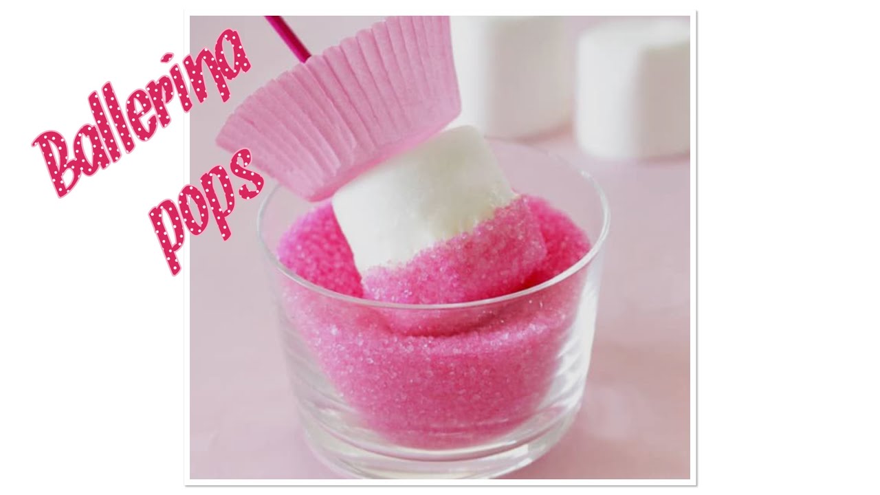 #Ballerina marshmallow #Ballerina pops #Ballet dancer party marshmallow ...