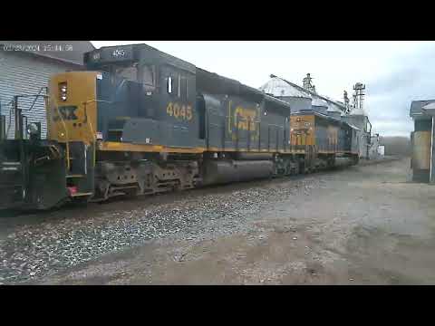 I have A awesome west bound csx train on this nice evening. - YouTube
