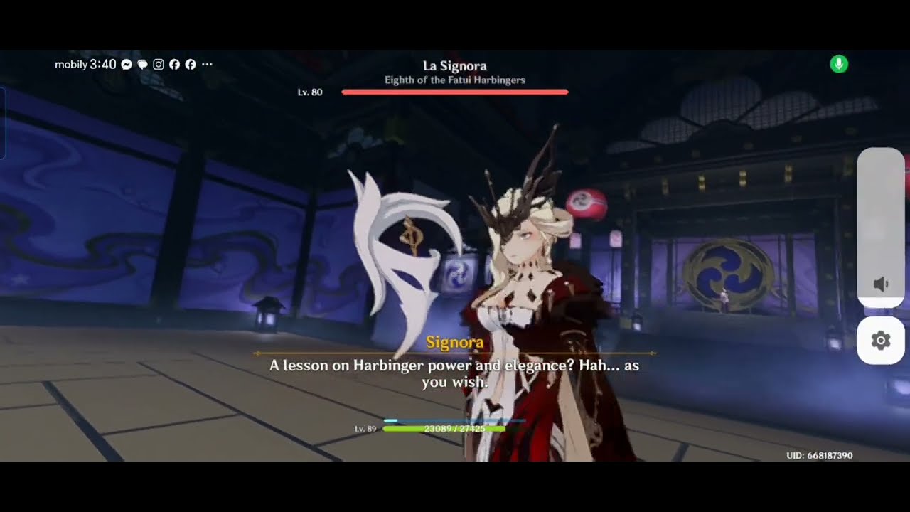 how to beat La Signora {eight of the fatui harbingers} GENSHIN IMPACT ...