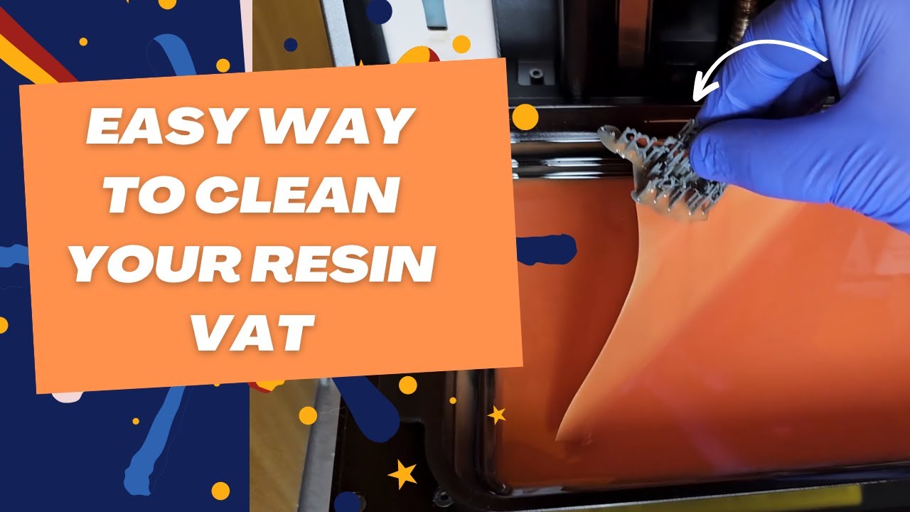 Easy way to clean your Resin VAT! - YouTube