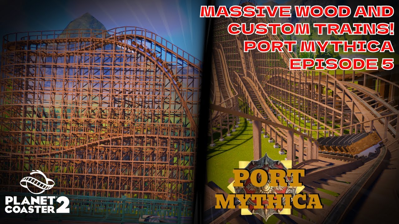 Massive Wood And Custom Trains? Planet Coaster 2 Mini Park Series ...