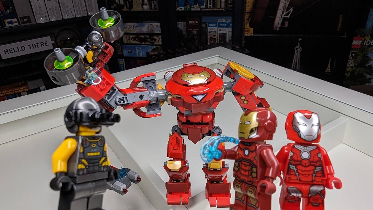 LEGO Iron Man Hulkbuster versus AIM Agent - LEGO Speed Build 151 - YouTube