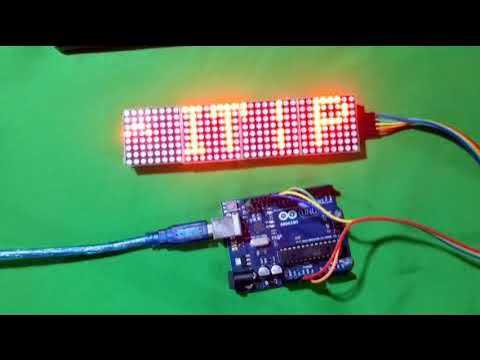 Running Text Dot Matrix |Arduino Project| - YouTube